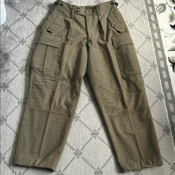 M&S | Pants | Vintage Ms Green Wool Military Pants | Poshmark